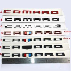 Camaro | Accessories | Black Oem Chevrolet Camaro Trunk Decal Letter ...
